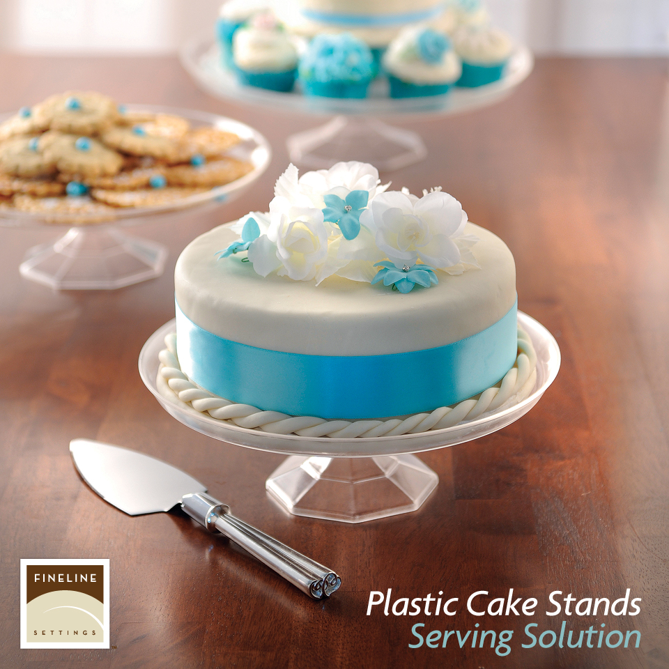Serve up a party with these NEW Tiered Plastic Cake Stands!