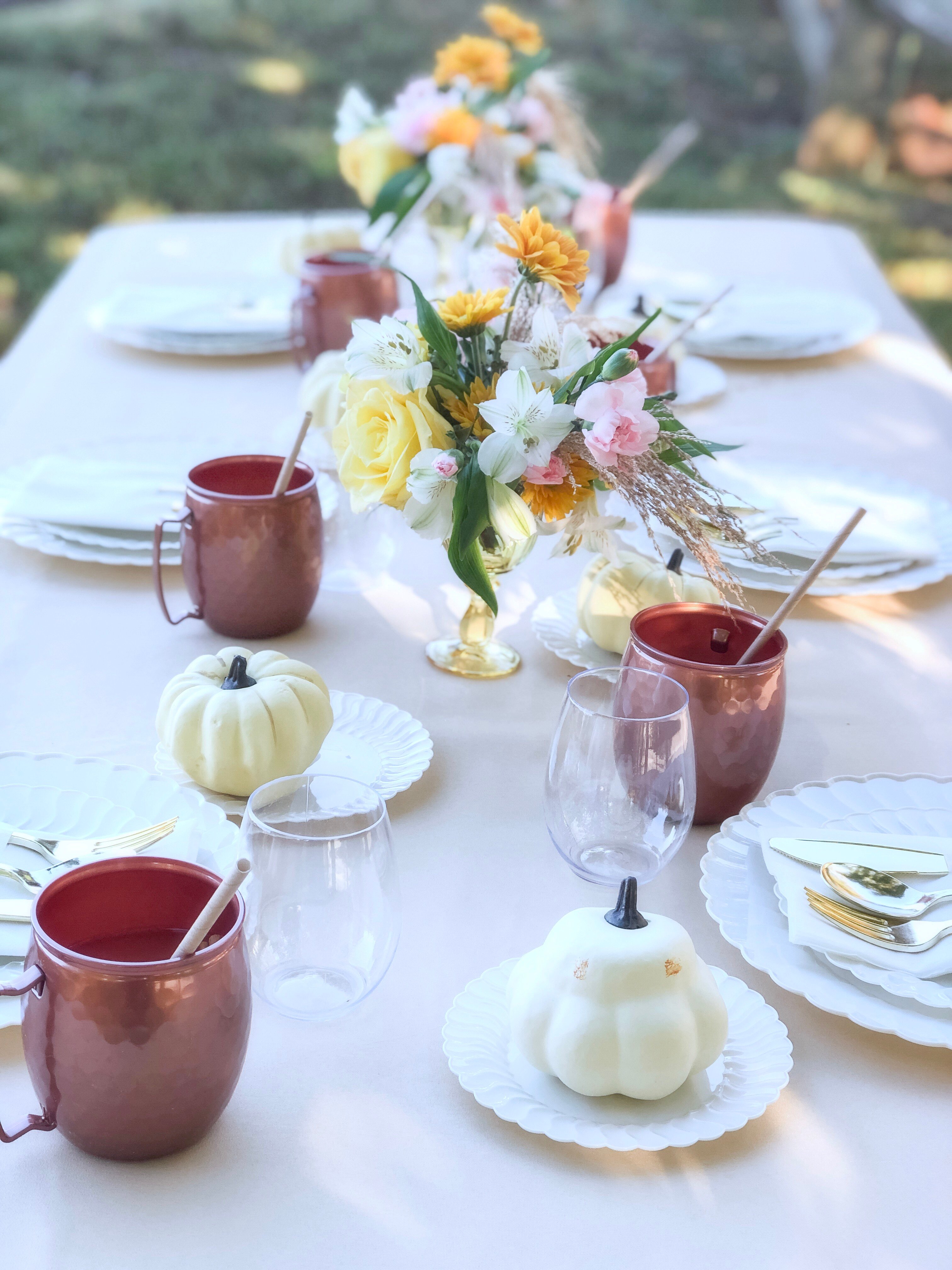 Fall Harvest Tablescape