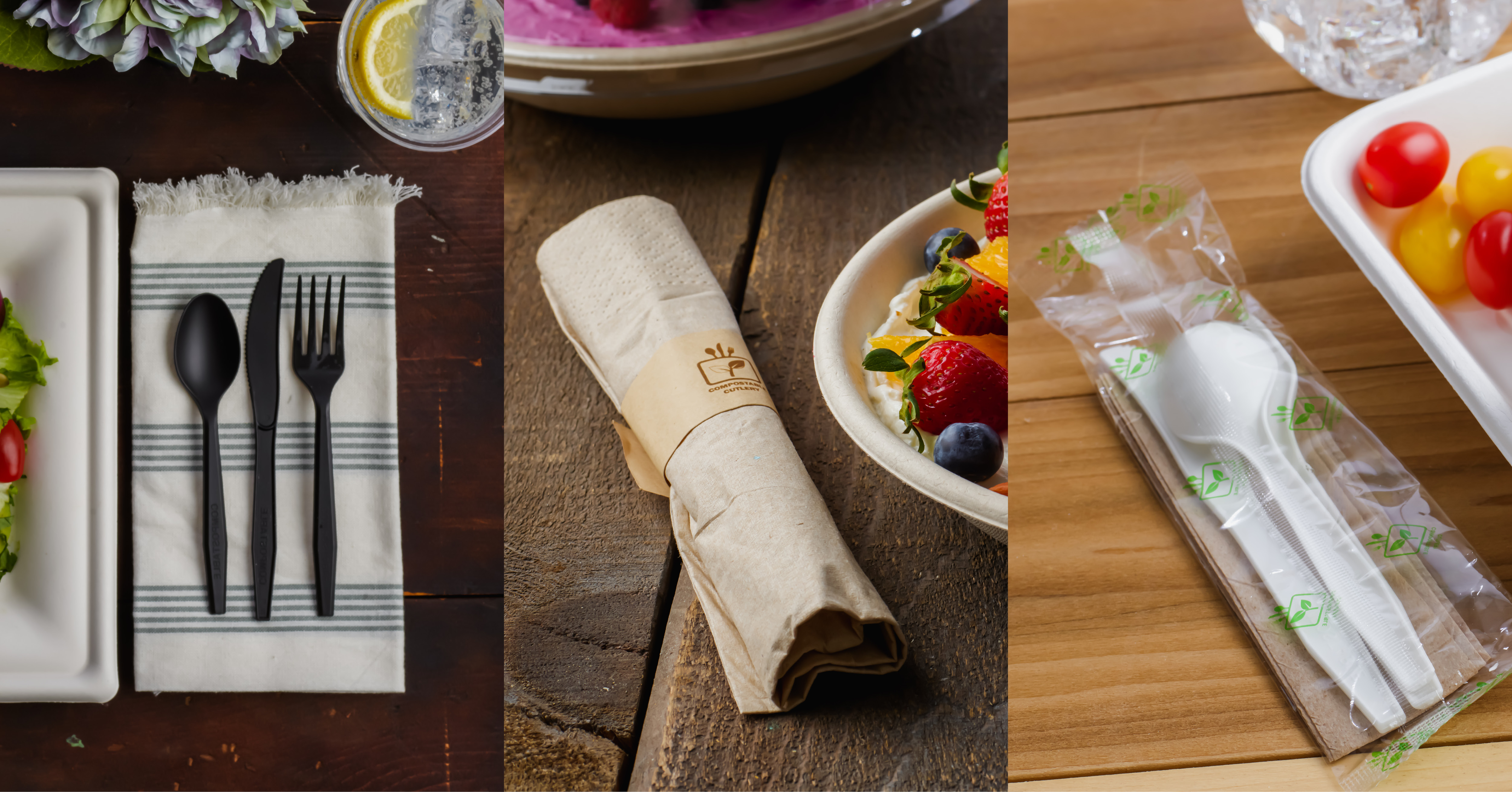 Casual, Clean & Compostable - CPLA Cutlery